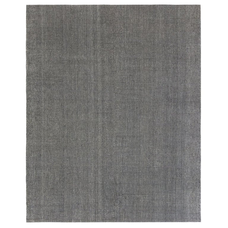 Modern Minimalist Textural Flatweave Rug For Sale at 1stDibs