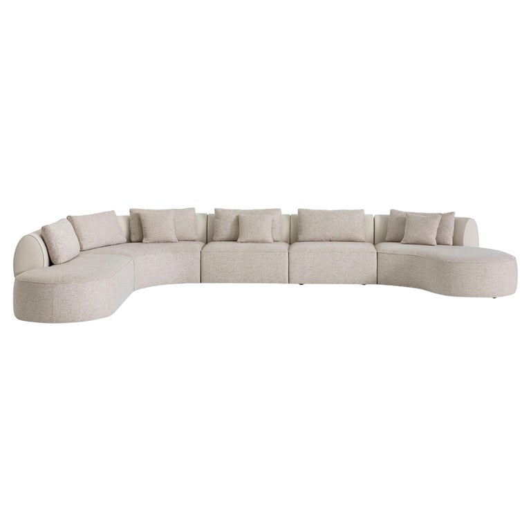 Modern Modular Sofa Frame Made Wood Back Frame Leather Seat Fabrics ...