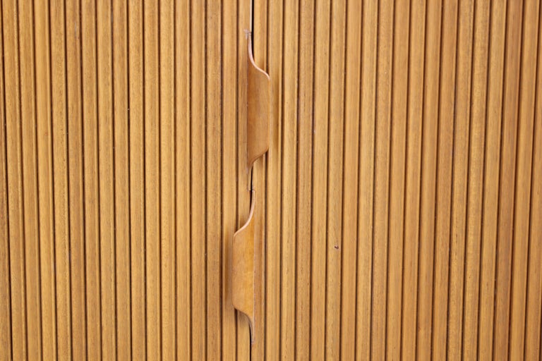 Modern Monumental Edward Wormley for Dunbar Tambour Door Mister Chest ...