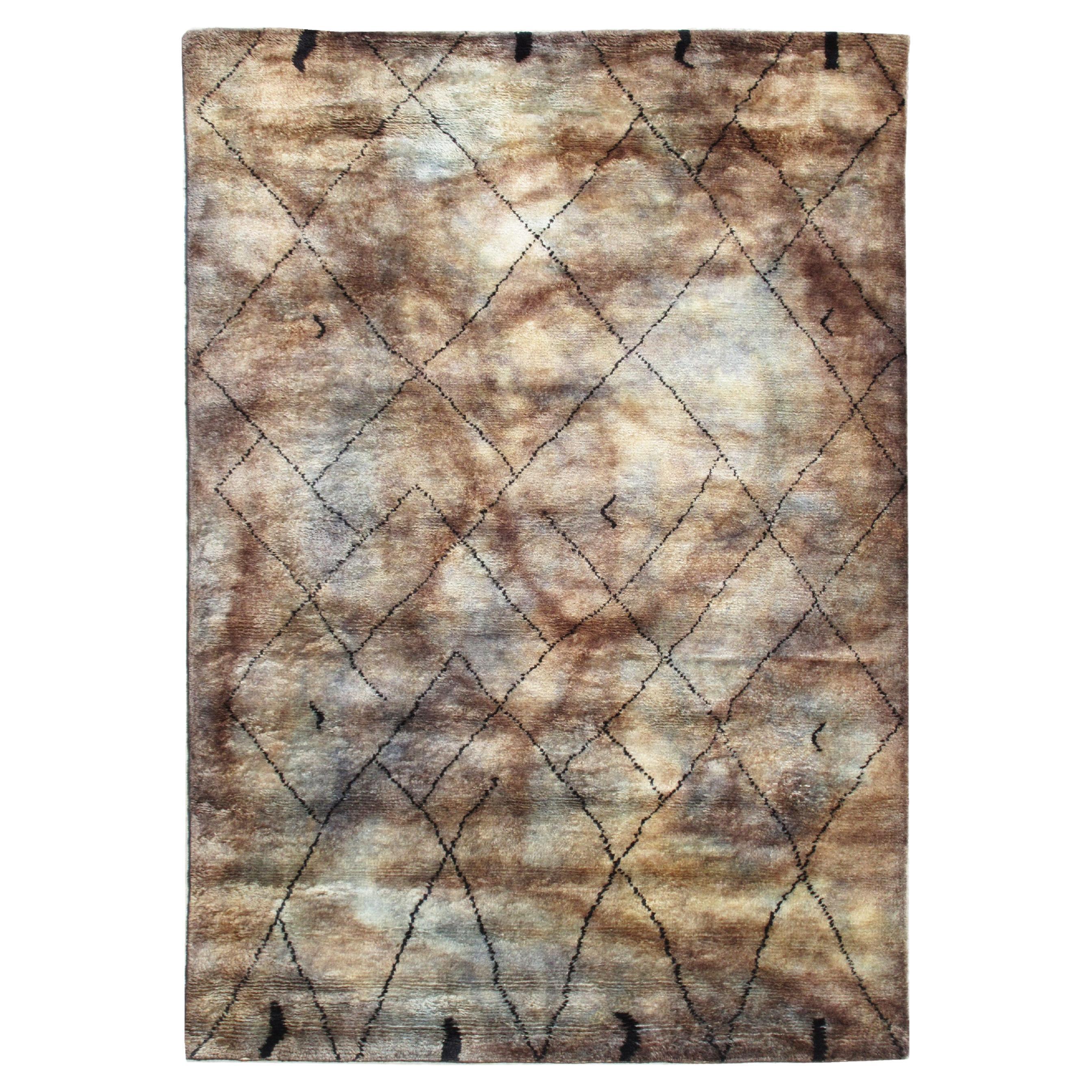 Modern Moroccan Rug For Sale at 1stDibs