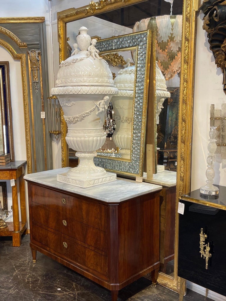 Modern Murano Glass and Brass Bubble Mirrors For Sale at 1stDibs
