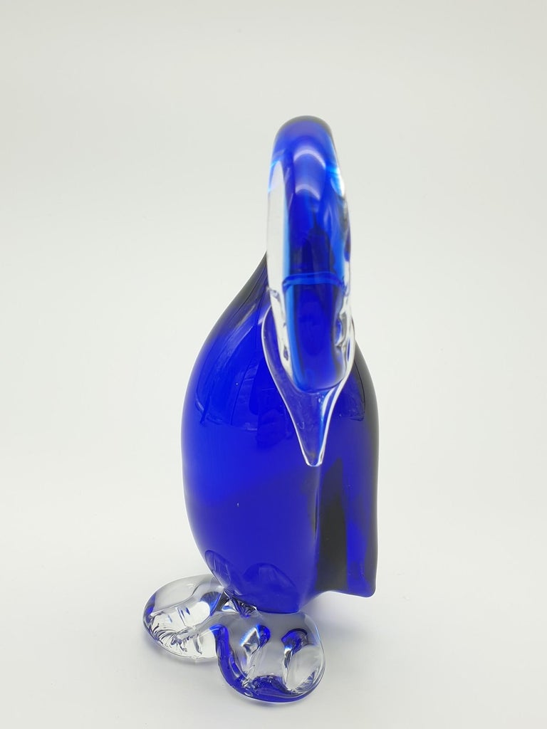 Modern Murano Glass Duck Pair by Cenedese, 1980s For Sale at 1stDibs