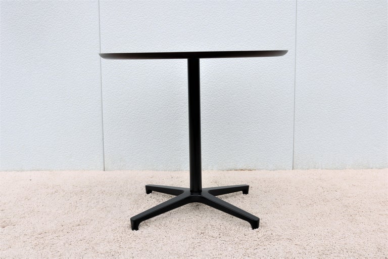 Modern Naoto Fukasawa for Geiger Saiba Round Walnut Veneer Top Dining ...