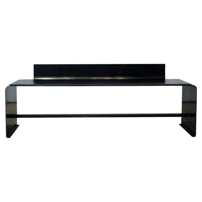 Modern Natural Steel Bench For Sale at 1stDibs