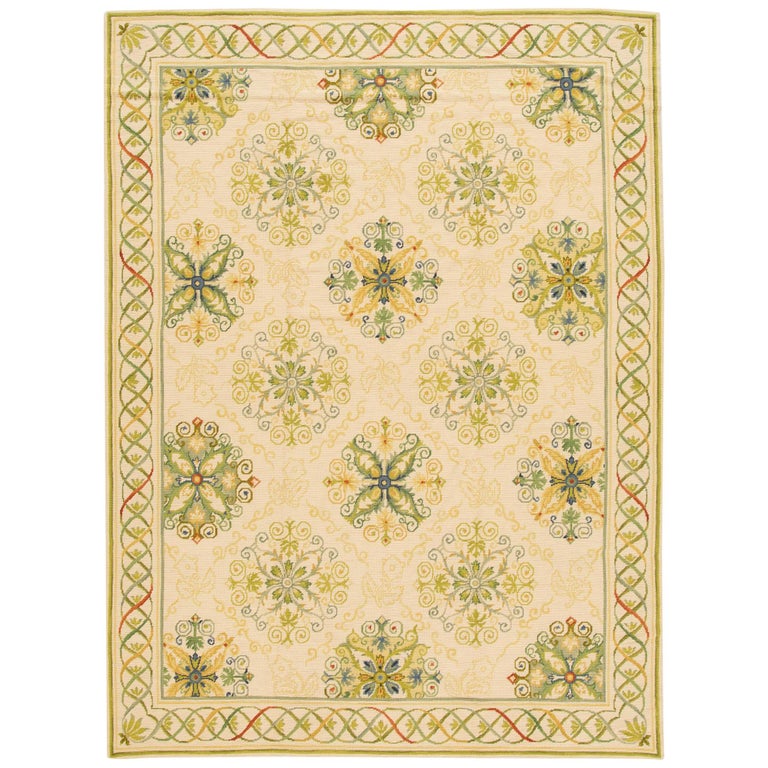 Modern Needlepoint Rug For Sale at 1stDibs