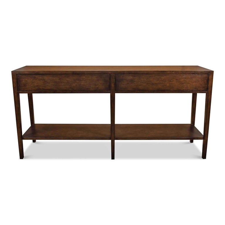 Modern Oak and Iron Console Table For Sale at 1stDibs | oak and iron ...