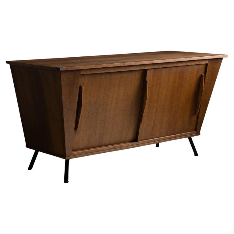 Modern Oak Buffet, France circa 1950 at 1stDibs
