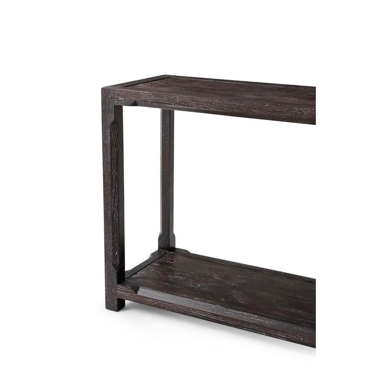 Modern Oak Hall Table at 1stDibs