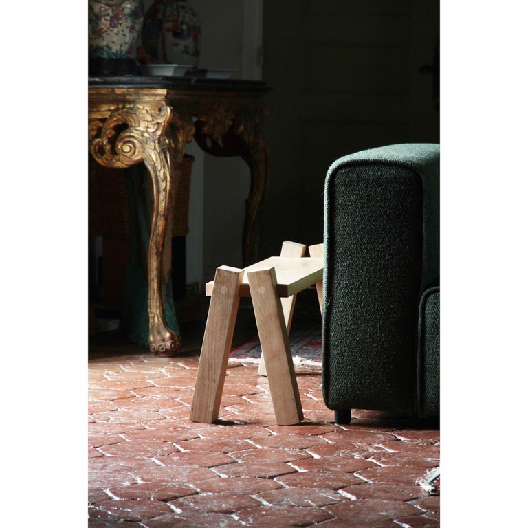 Modern Oak Wood Hallway Bench by Alto Duo '3 Sizes' For Sale at 1stDibs ...