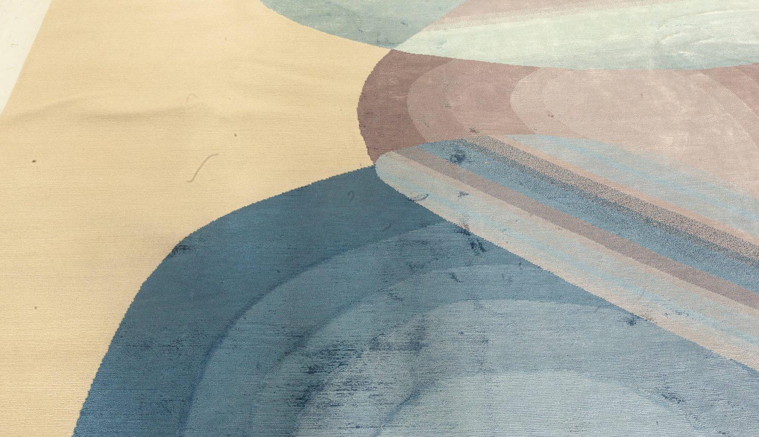 Modern Oasis Hand Knotted Wool, Silk Rug by Doris Leslie Blau For Sale ...