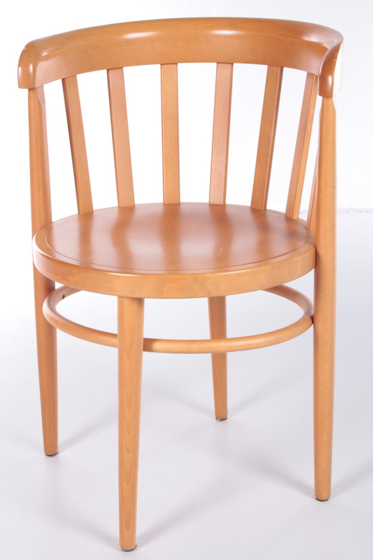 Modern Office Chair Made of Oak Wood, 1980s at 1stDibs