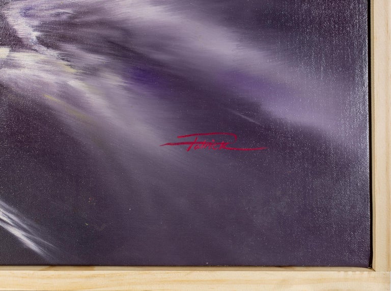 Modern Oil Painting on Canvas Signed Patrick For Sale at 1stDibs