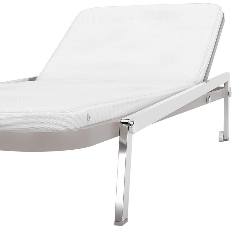 Modern Waterproof White Outdoor Sunbed For Sale at 1stDibs