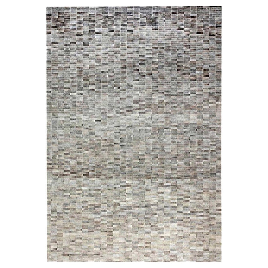 Modern Oversized Hair on Hide Grey Rug by Doris Leslie Blau For Sale at ...