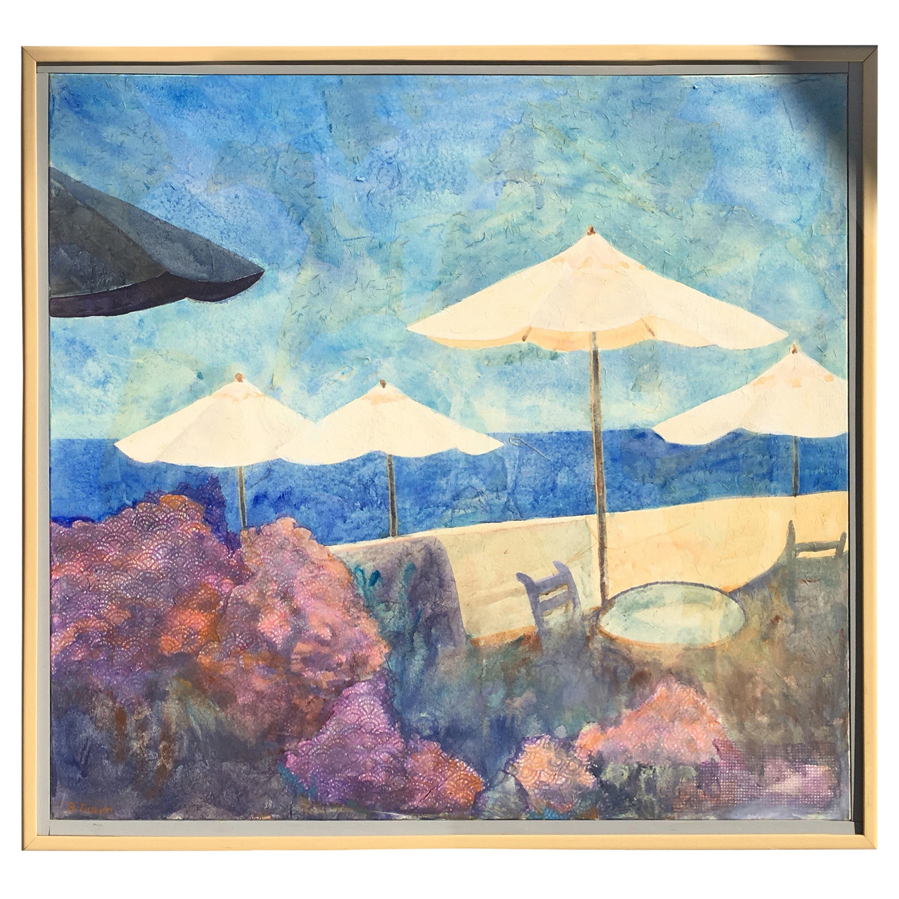 Modern Painting Laguna Beach by Duzan, 1991 For Sale at 1stDibs