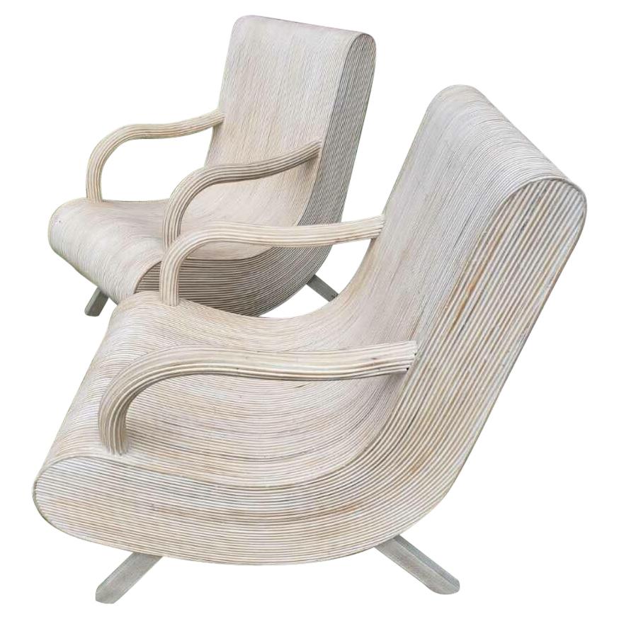 Modern Pencil Reed Lounge Chairs For Sale at 1stDibs