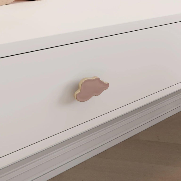Modern Polished Cloud Drawer Handle KD7006 by Pull Cast For Sale at 1stDibs