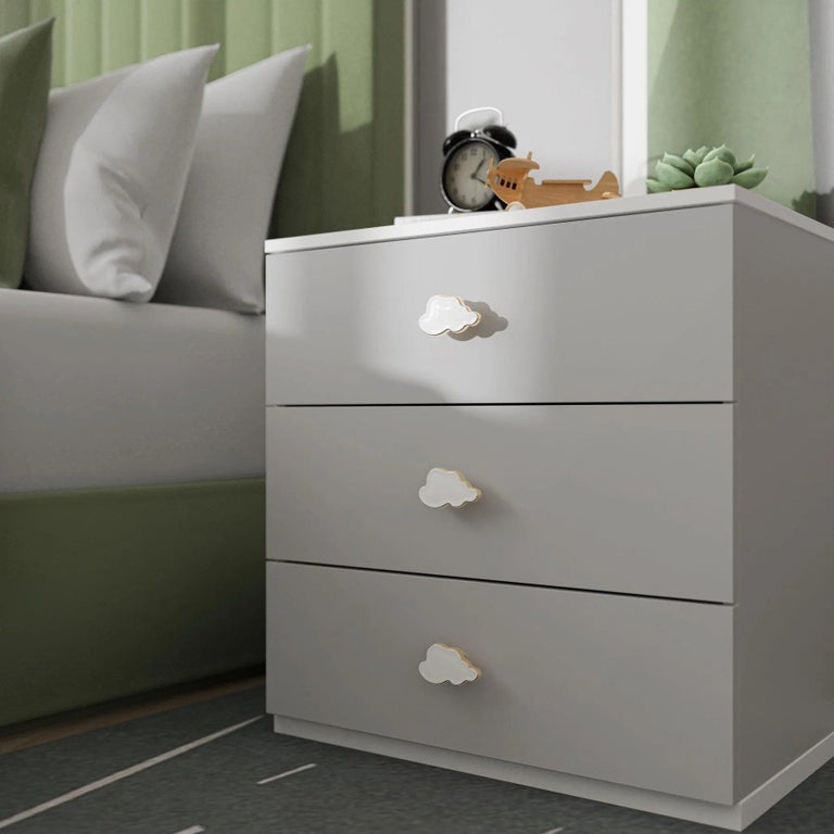 Modern Polished Cloud Drawer Handle KD7006 by Pull Cast For Sale at 1stDibs