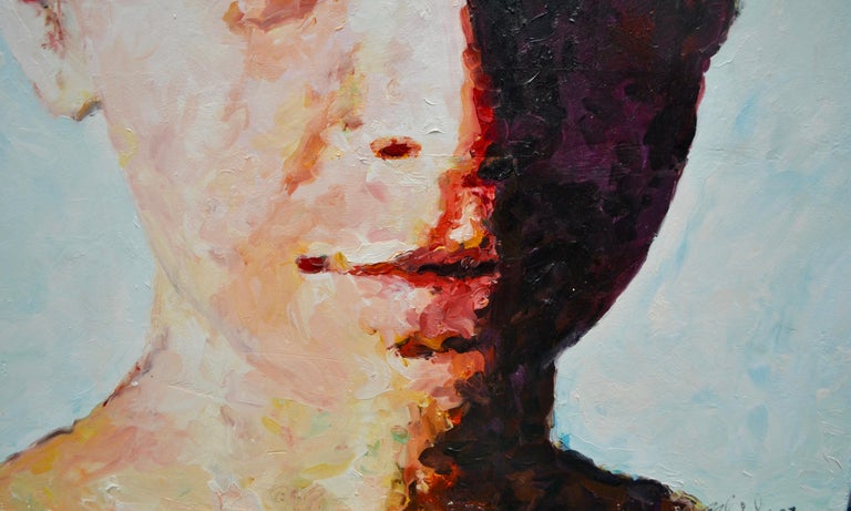 Modern Portrait of a Woman Titled Chilanga #1 by Winnipeg Artist Mark ...