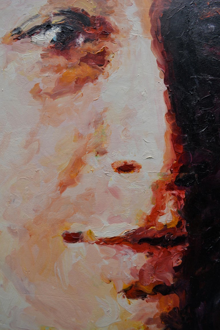 Modern Portrait of a Woman Titled Chilanga #1 by Winnipeg Artist Mark ...