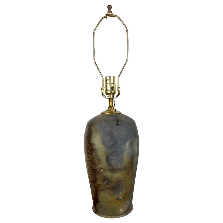 Modern Raku Pottery Table Lamp at 1stDibs | raku lamp