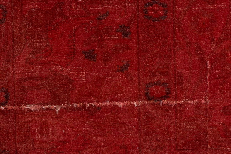Modern Red Overdye Carpet For Sale at 1stDibs
