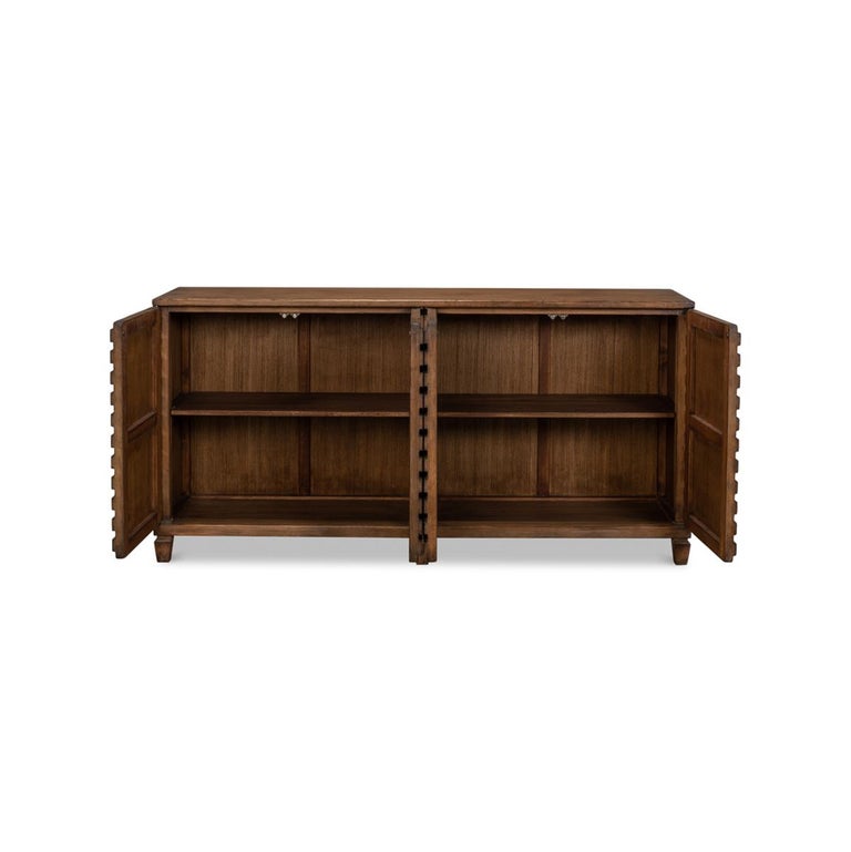 Modern Ribbed Sideboard For Sale at 1stDibs