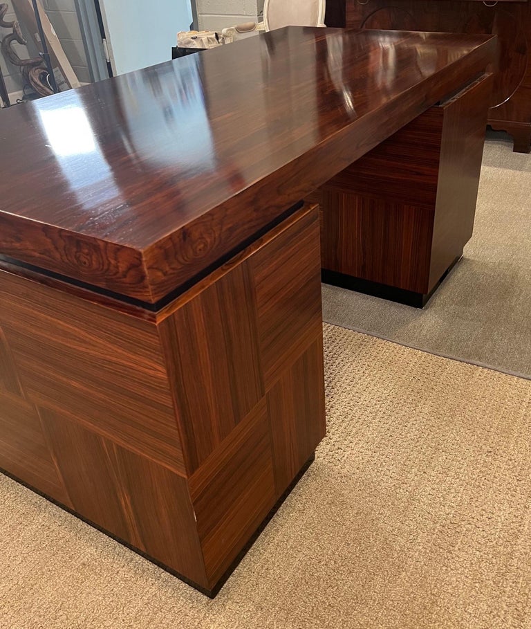 Modern Rosewood Desk at 1stDibs