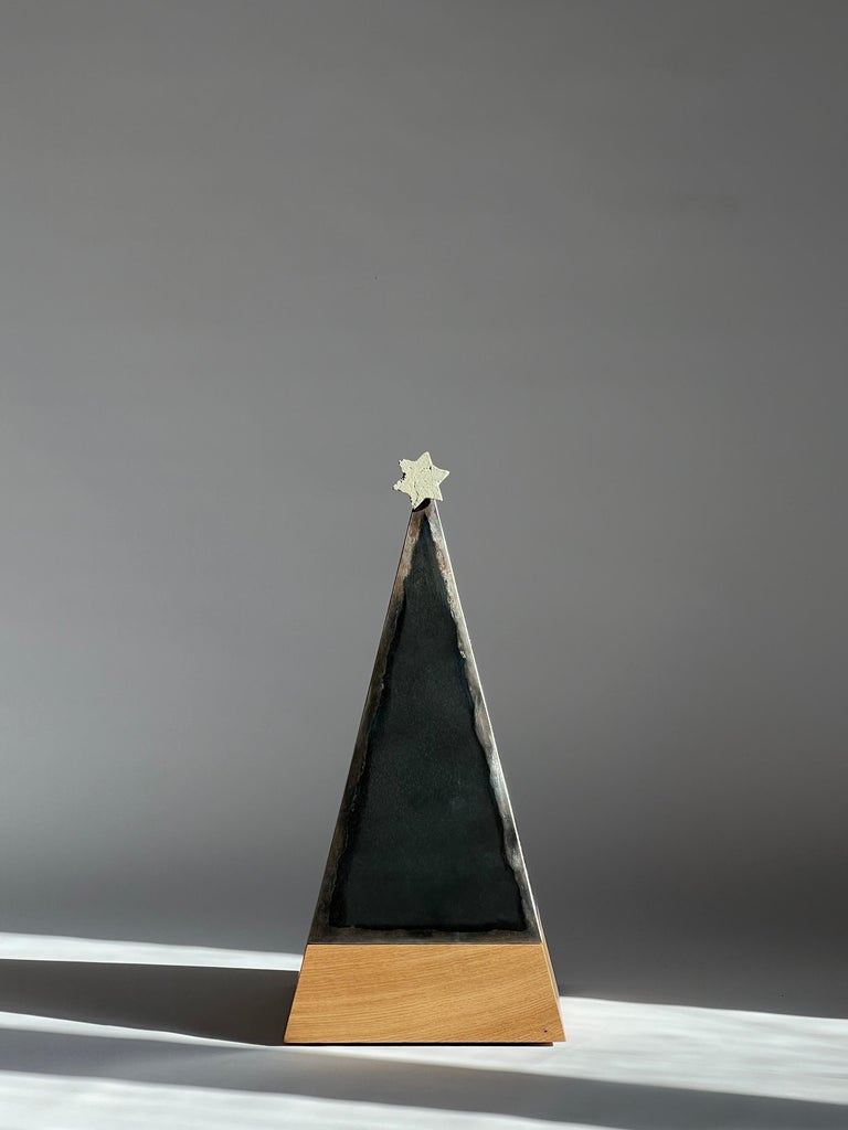 Modern Rotatable Side Table, Christmas Tree by Baker Street Boys, Raw ...
