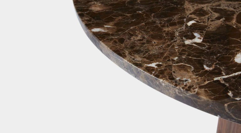 Modern Round Marble Dining Table, Note Table from Edward Collinson For ...