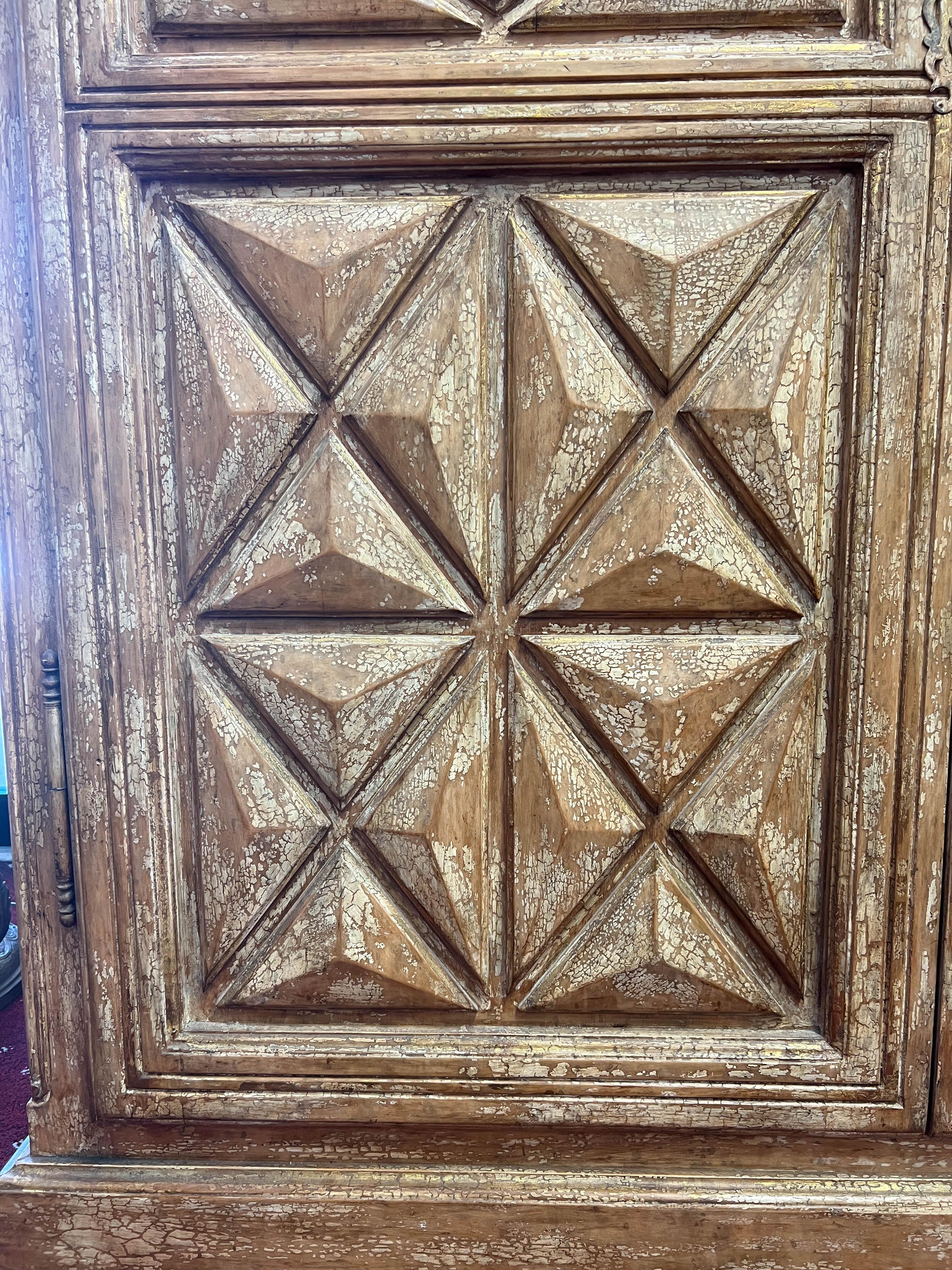 Modern Rustic Large-Scale Armoire For Sale at 1stDibs