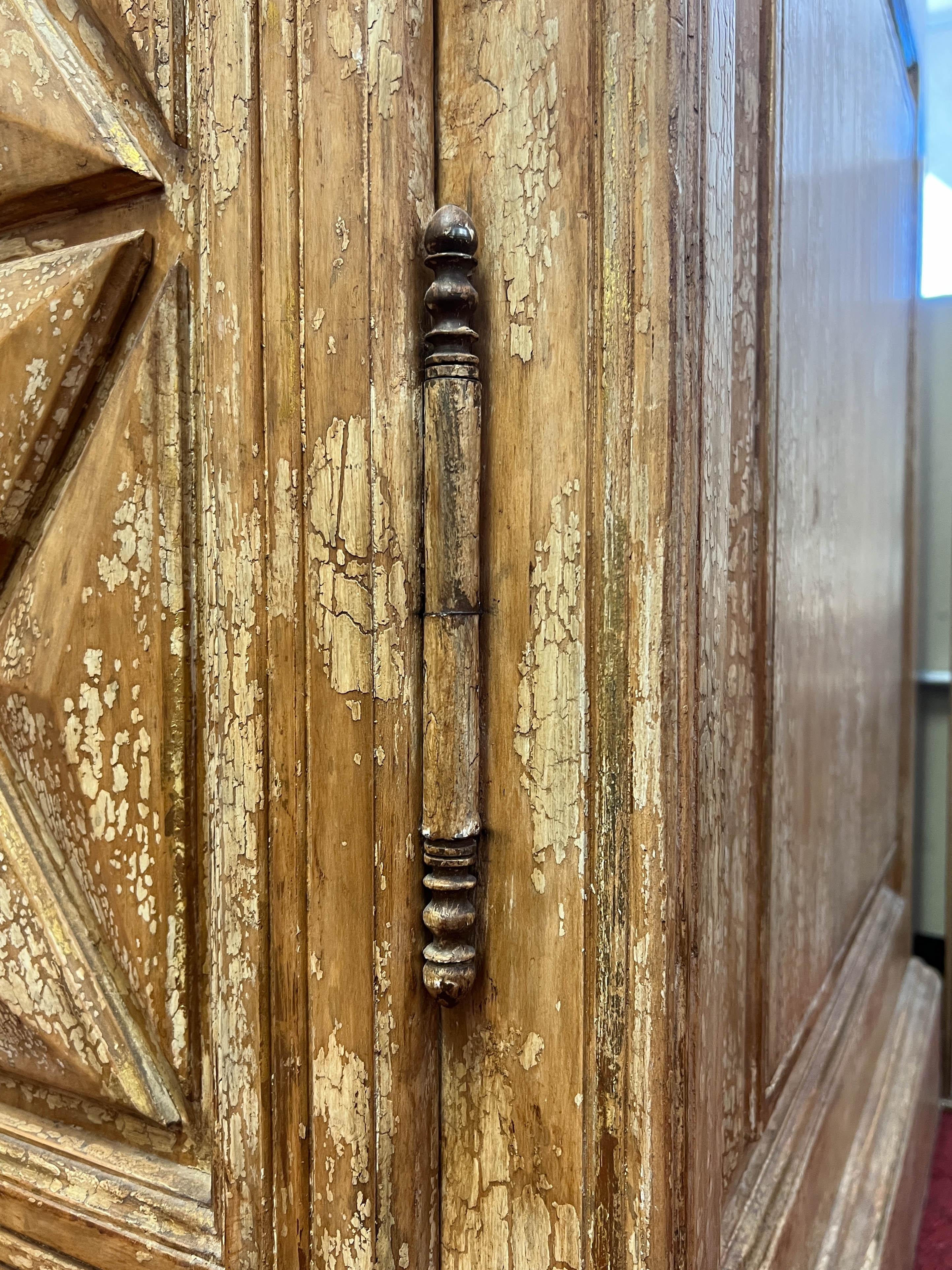 Modern Rustic Large-Scale Armoire For Sale at 1stDibs