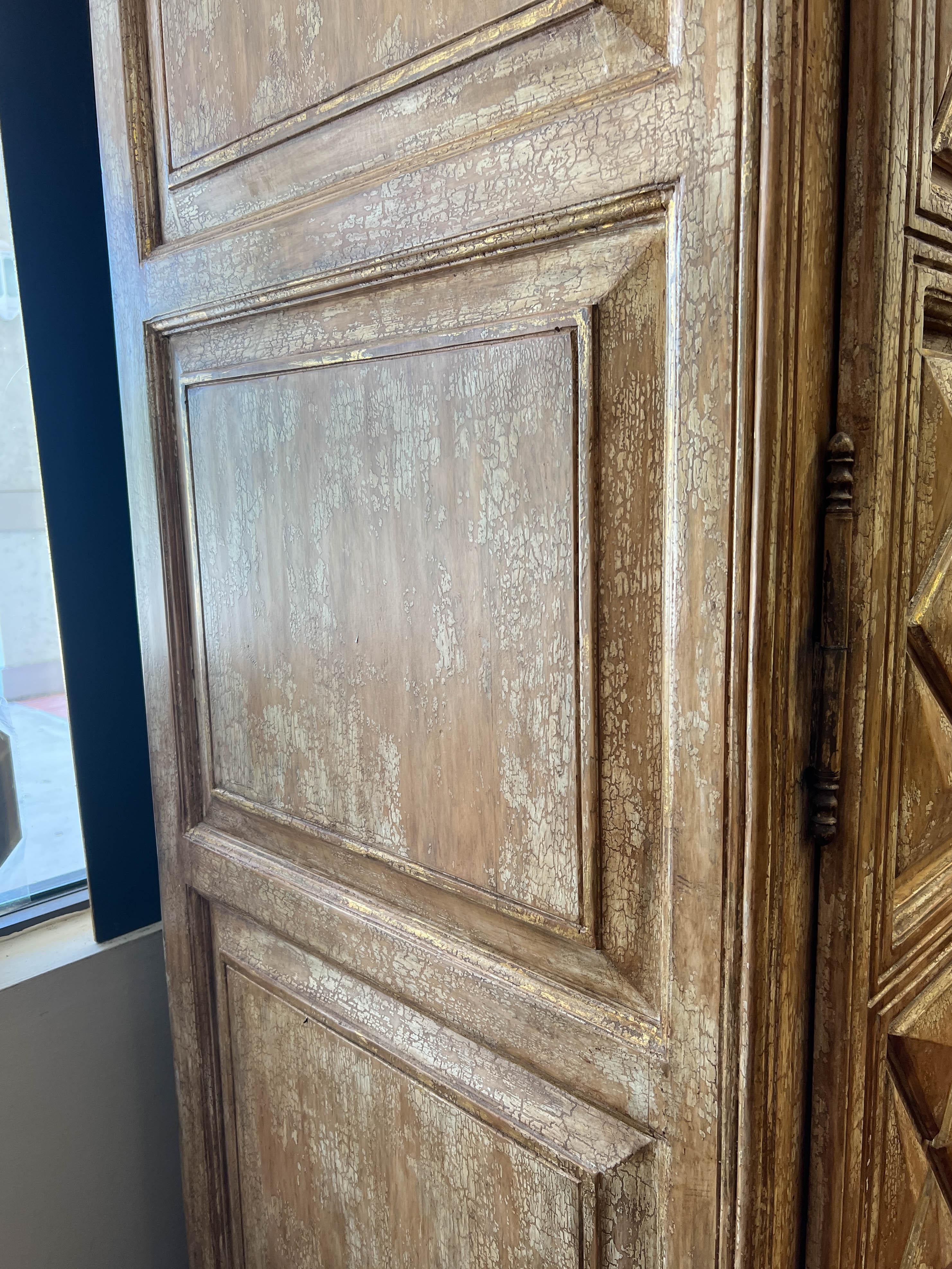 Modern Rustic Large-Scale Armoire For Sale at 1stDibs