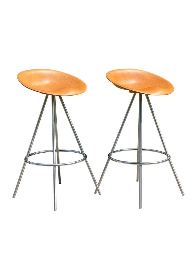 Modern Sculpted JoJo Model Bar Stools by Allermuir For Sale at 1stDibs