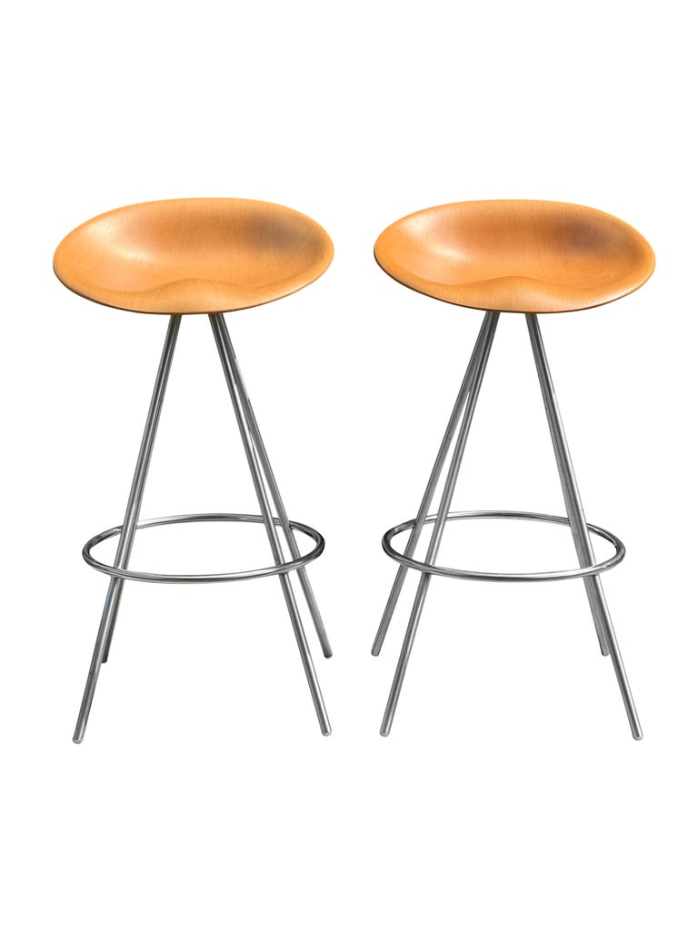Modern Sculpted JoJo Model Bar Stools by Allermuir For Sale at 1stDibs
