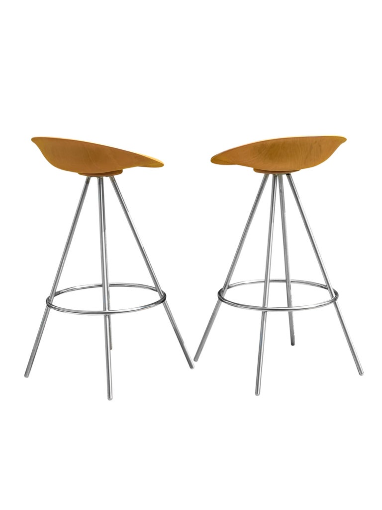 Modern Sculpted JoJo Model Bar Stools by Allermuir For Sale at 1stDibs