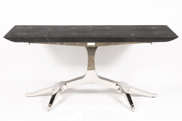 Modern Shagreen Console Table For Sale at 1stDibs