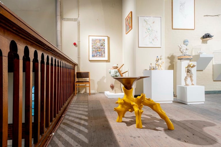 Modern Side Table "Reknots" by Nick Ervinck Organic Design Wood For ...