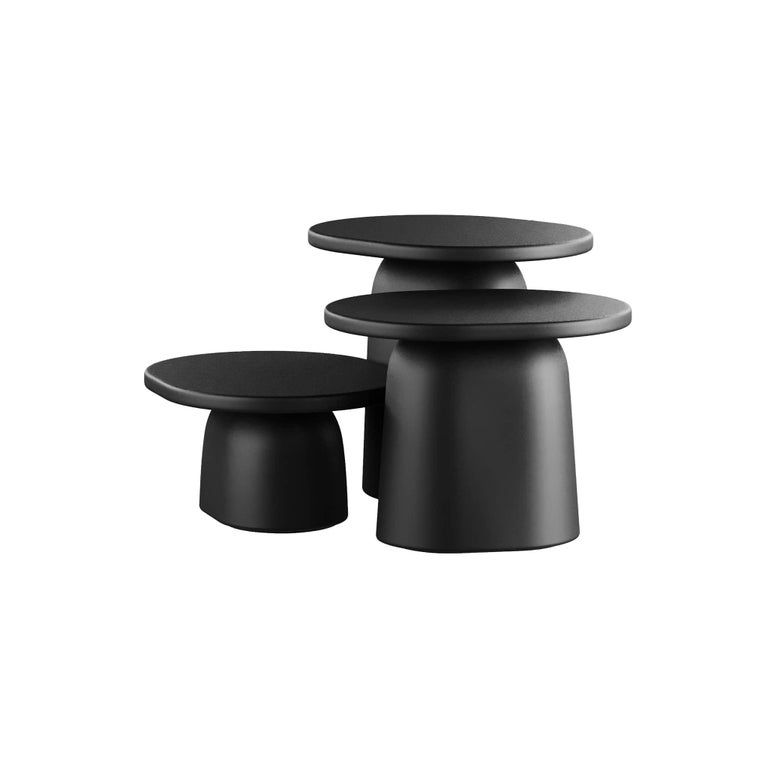 Modern Side Table Set Made of Three Mooden Side for Multiple ...