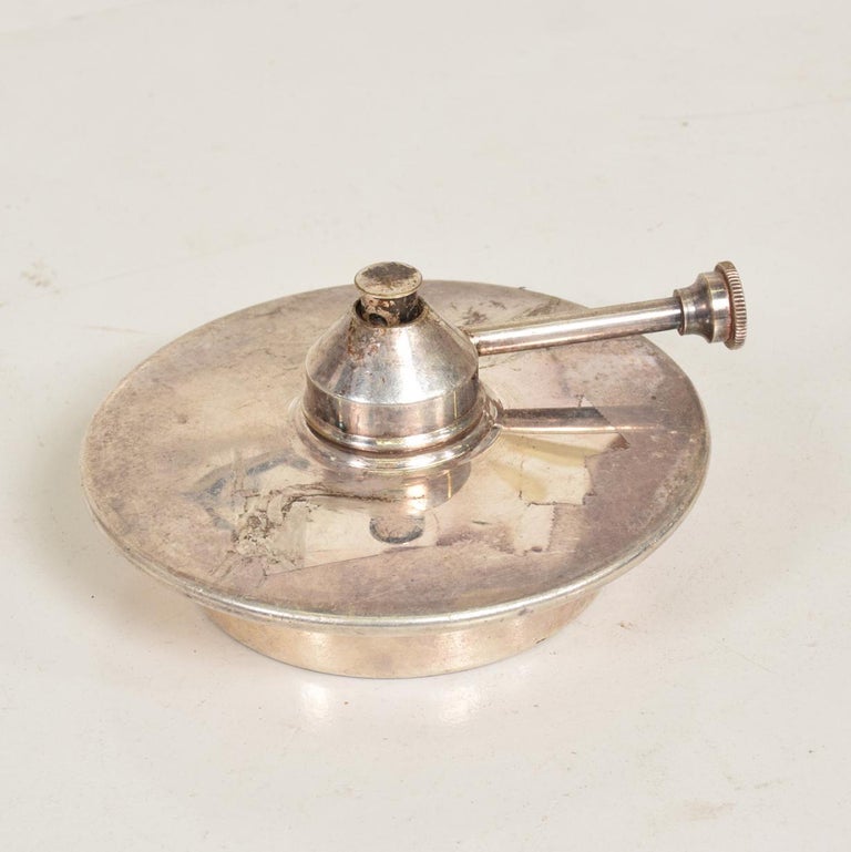 Modern Silver Plated Chafing Dish Burner at 1stDibs