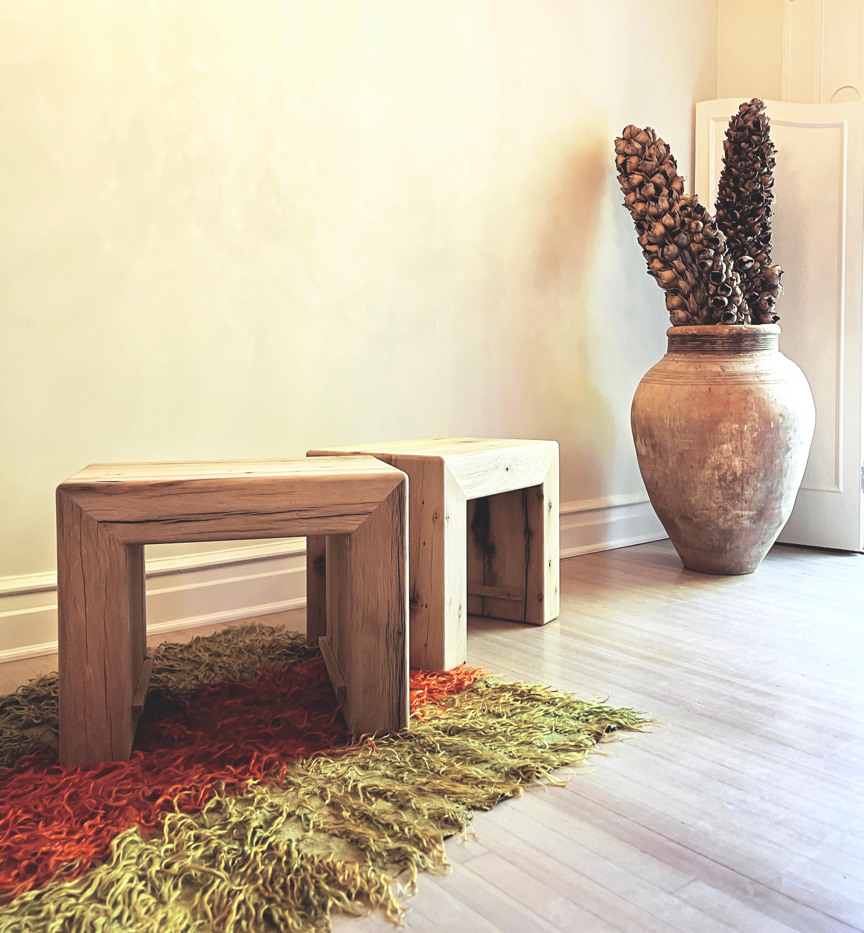 Modern Solid White Oak Side Without/Drawer Table by Fortunata Design ...