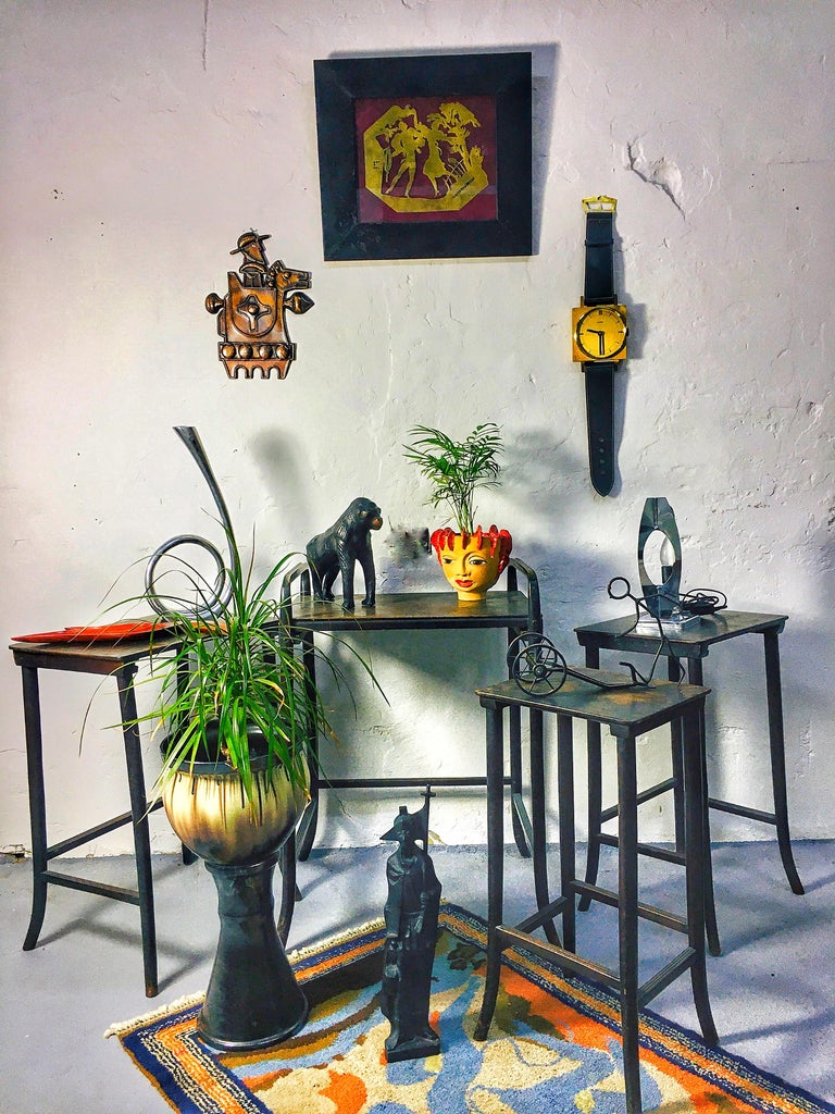 Modern St. Florian Cast Iron Statue For Sale at 1stDibs