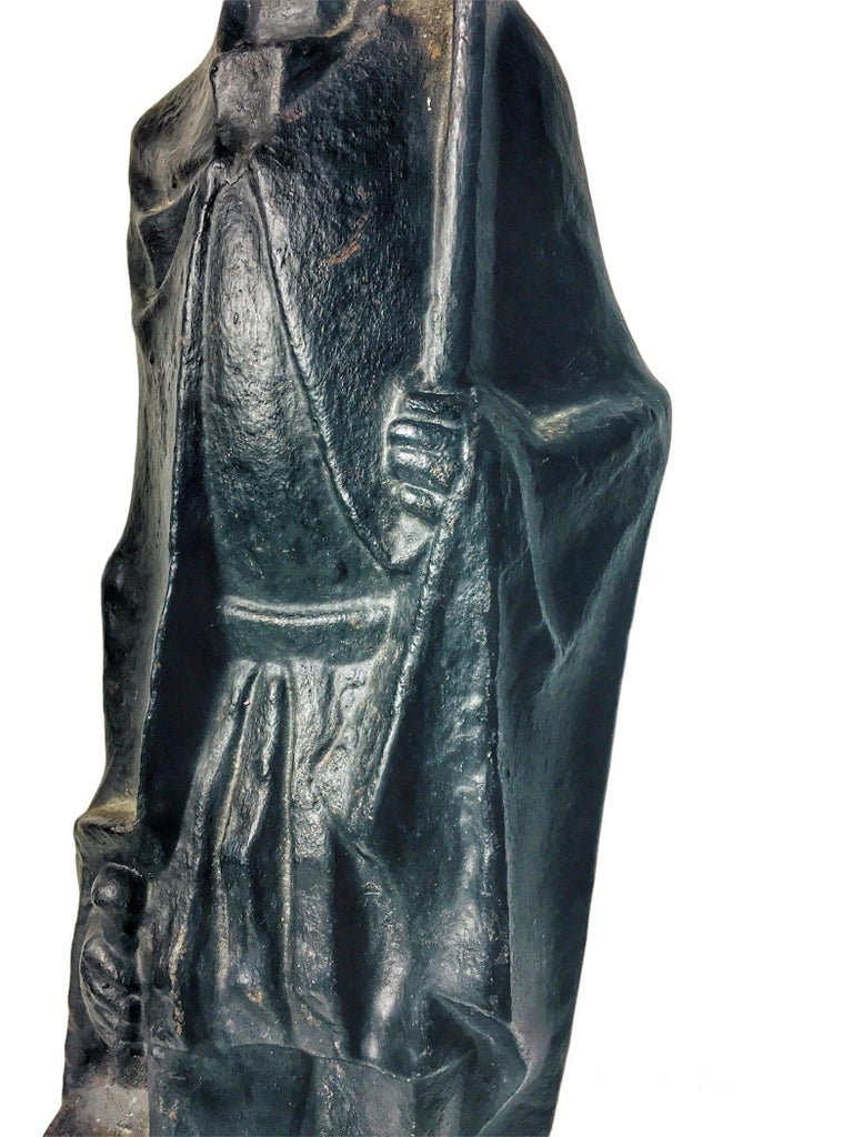 Modern St. Florian Cast Iron Statue For Sale at 1stDibs