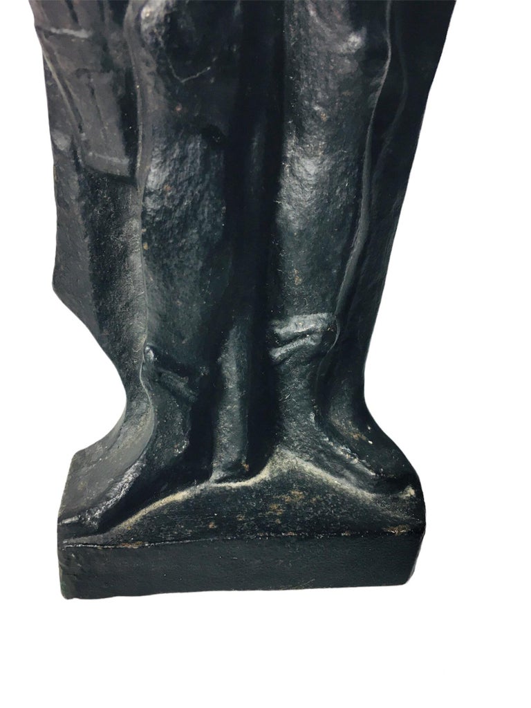 Modern St. Florian Cast Iron Statue For Sale at 1stDibs