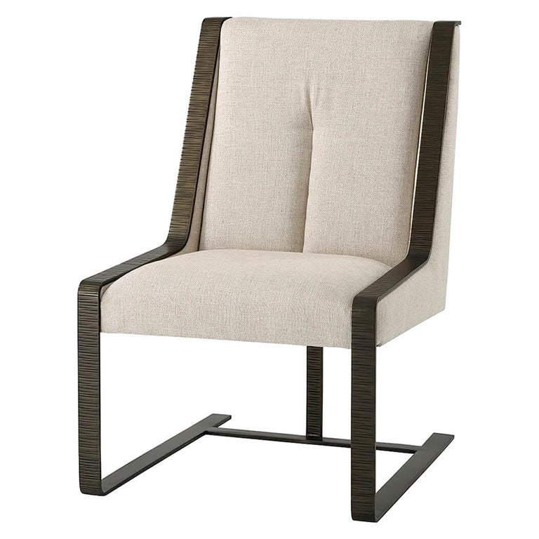 Modern Steel Dining Chair at 1stDibs
