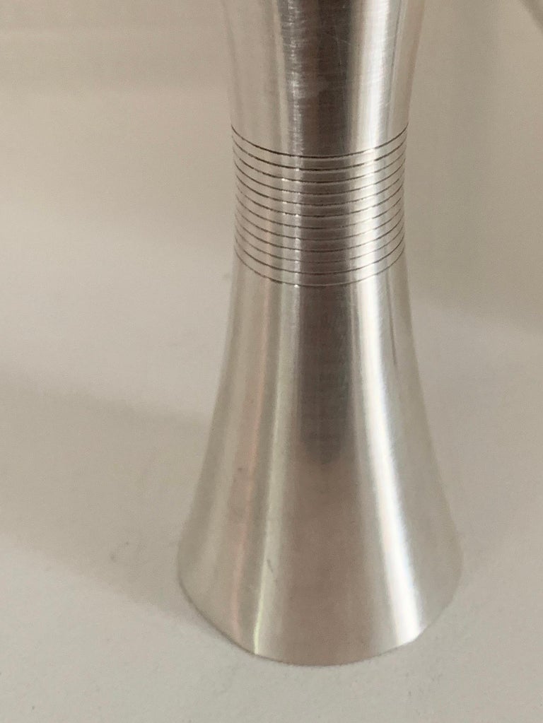 Modern Sterling Barware Jigger with Two Amounts at 1stDibs
