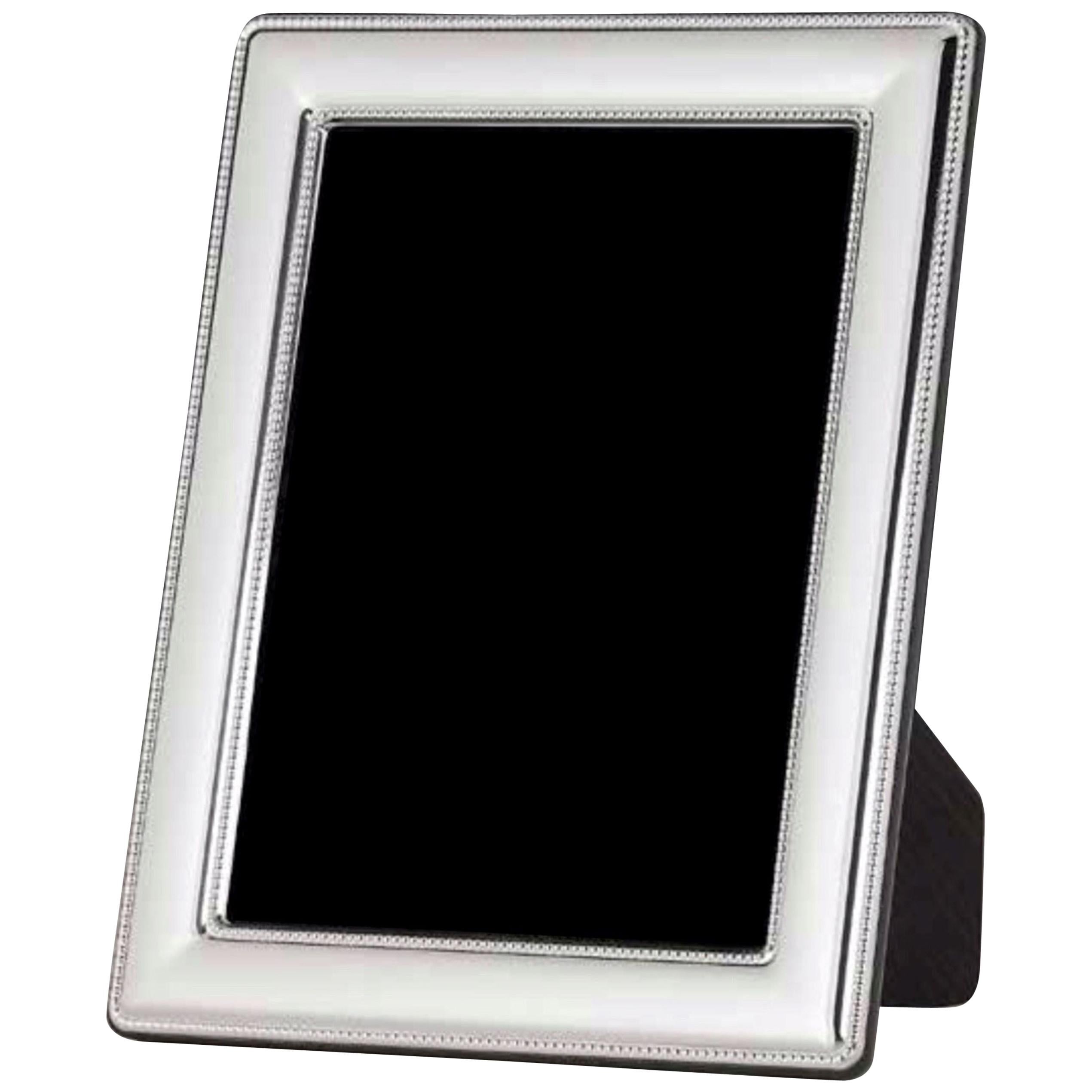 Classic Sterling Silver Frame, Italy 13 x 18 cm For Sale at 1stDibs