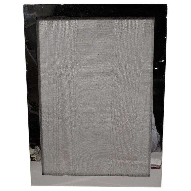 Modern Sterling Silver Frame for Portrait or Landscape Picture For Sale ...