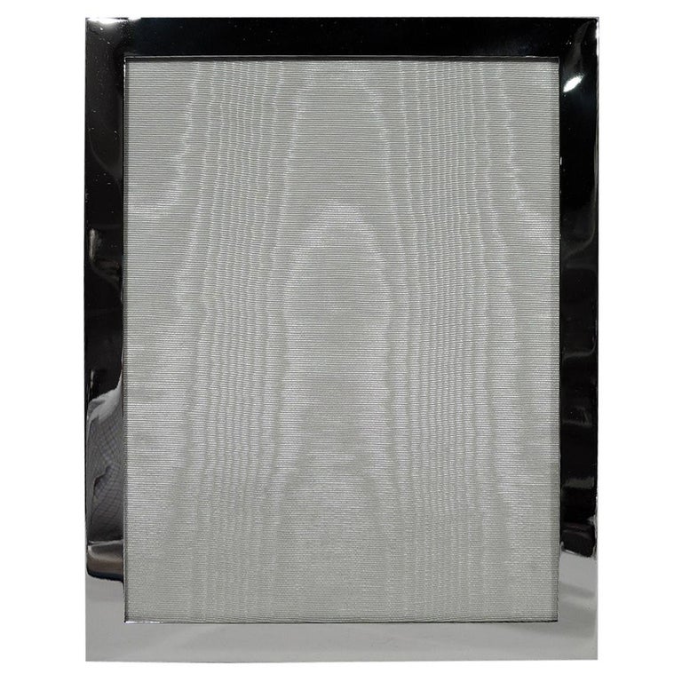 Modern Sterling Silver Frame for Portrait or Landscape Picture For Sale ...
