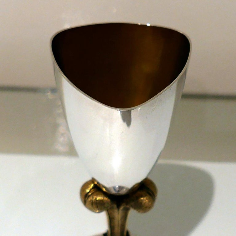 Modern Sterling Silver Wine Goblet London 1981 Stuart Devlin For Sale ...